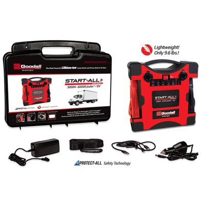 Goodall Manufacturing START-ALL Jump Starter 5000A 60000 Joules 5S 12V