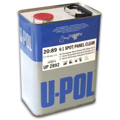 U Pol Products UP2892 Spot/Panel Urethane Clearcoat, 1 gal Tin, High ...