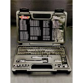 VIM Tools 89 Piece Master Bit Set with 1/4 Inch Flex Ratchet (Includes ...