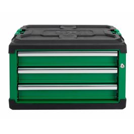 S K Hand Tools Modular Stackable Storage Tool Box, 3-Drawer Steel Box